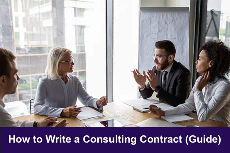 How to write a consulting contract (Guide): types and terms to include ...